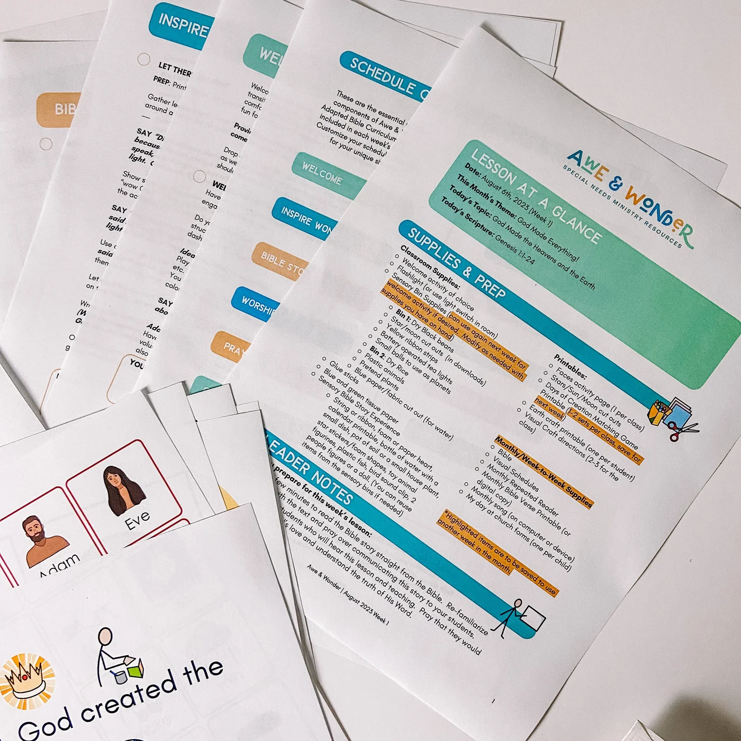 Special Needs Ministry Curriculum — Awe & Wonder | Special Needs ...