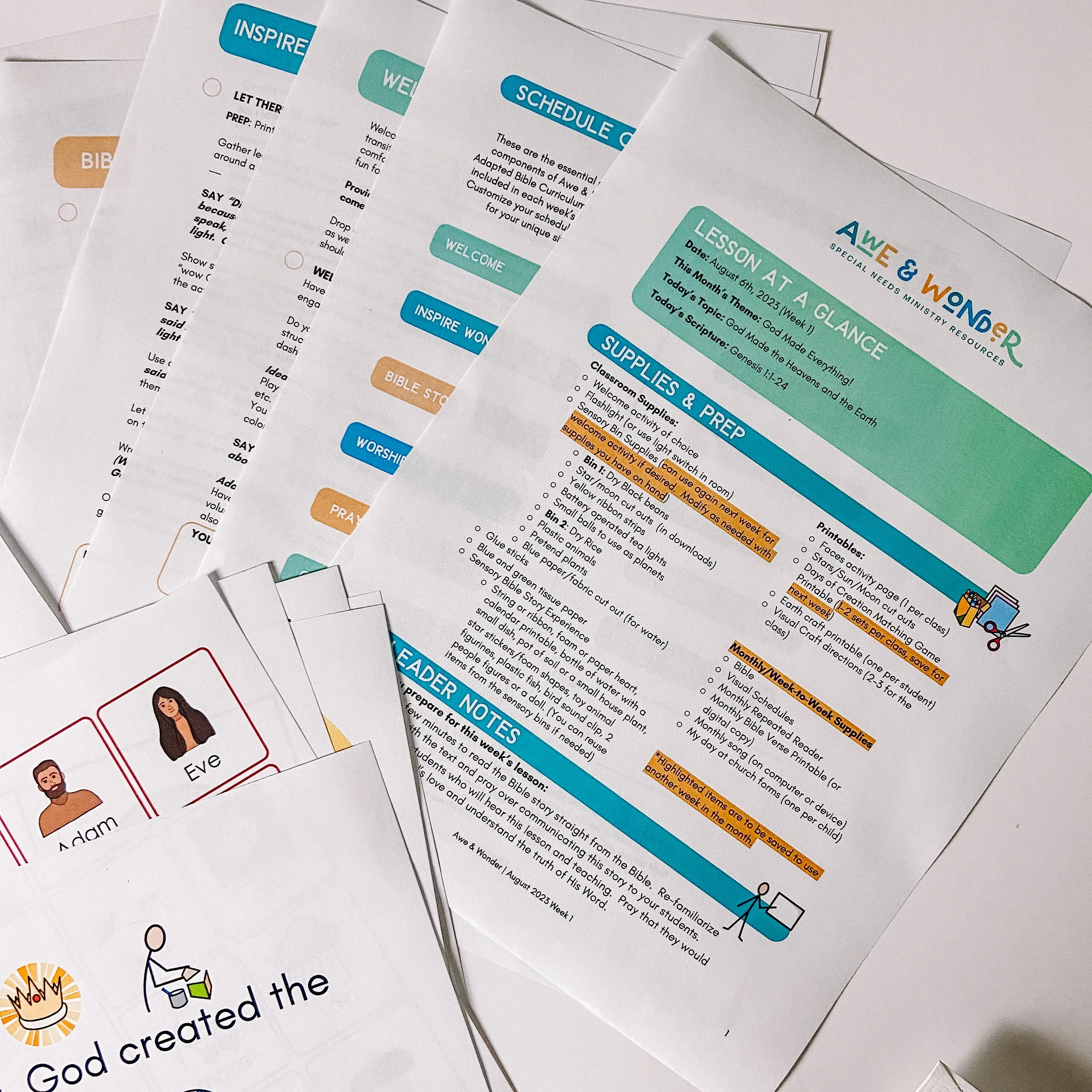 Special Needs Ministry Curriculum — Awe & Wonder | Special Needs ...