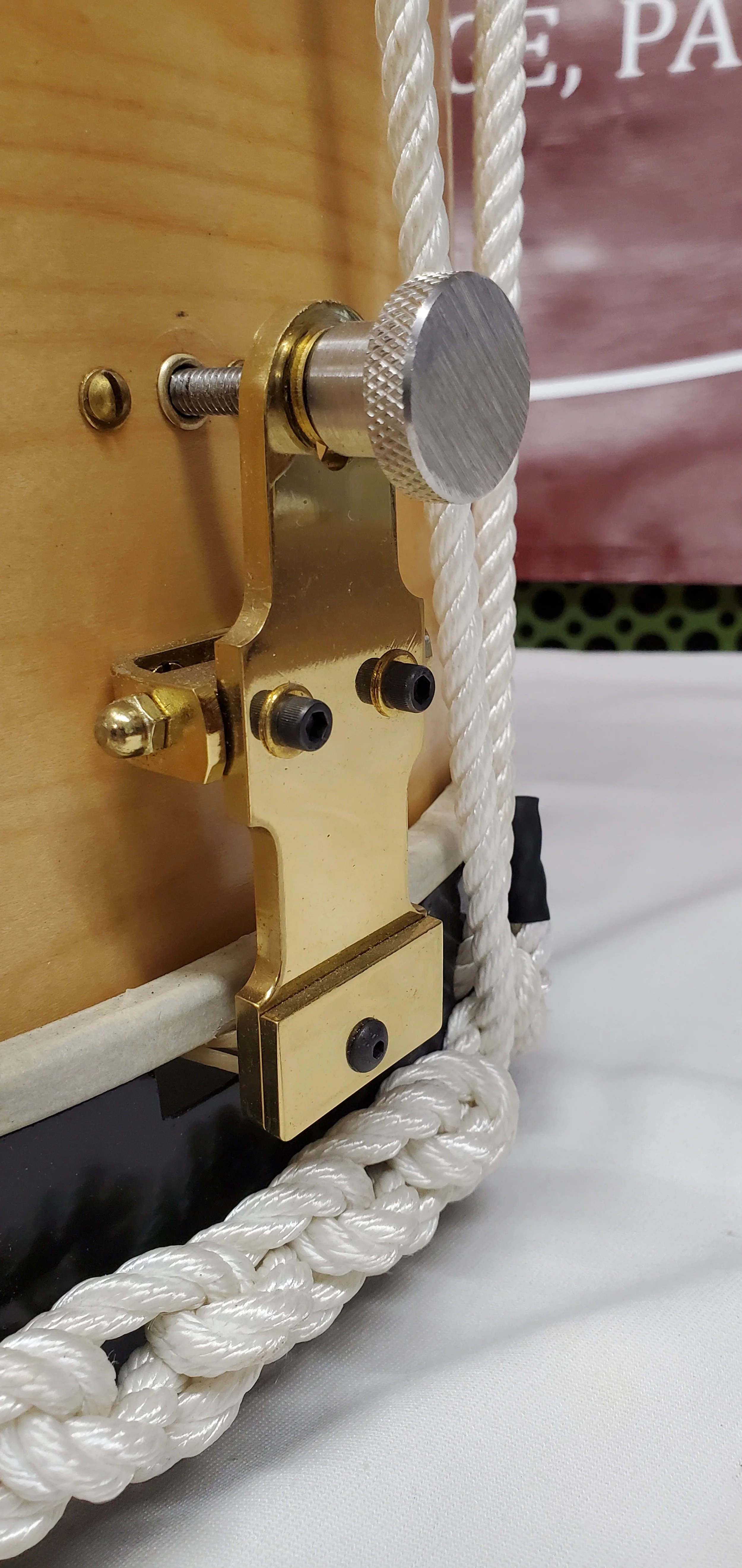 New and restored rope tensioned drums — percussion 1217