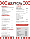 MENU — The Hayloft