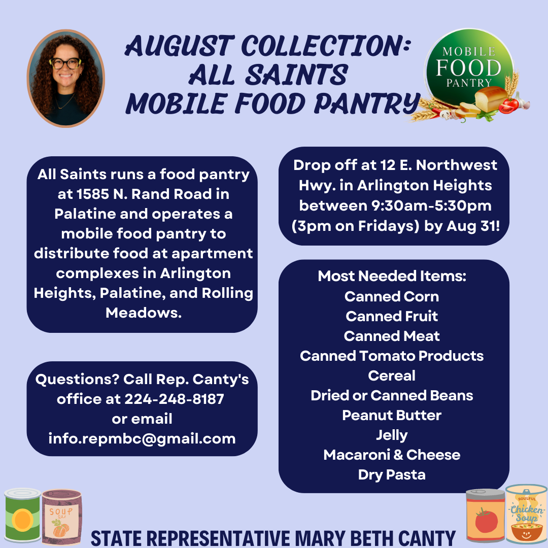 Upcoming Events — State Rep. Mary Beth Canty