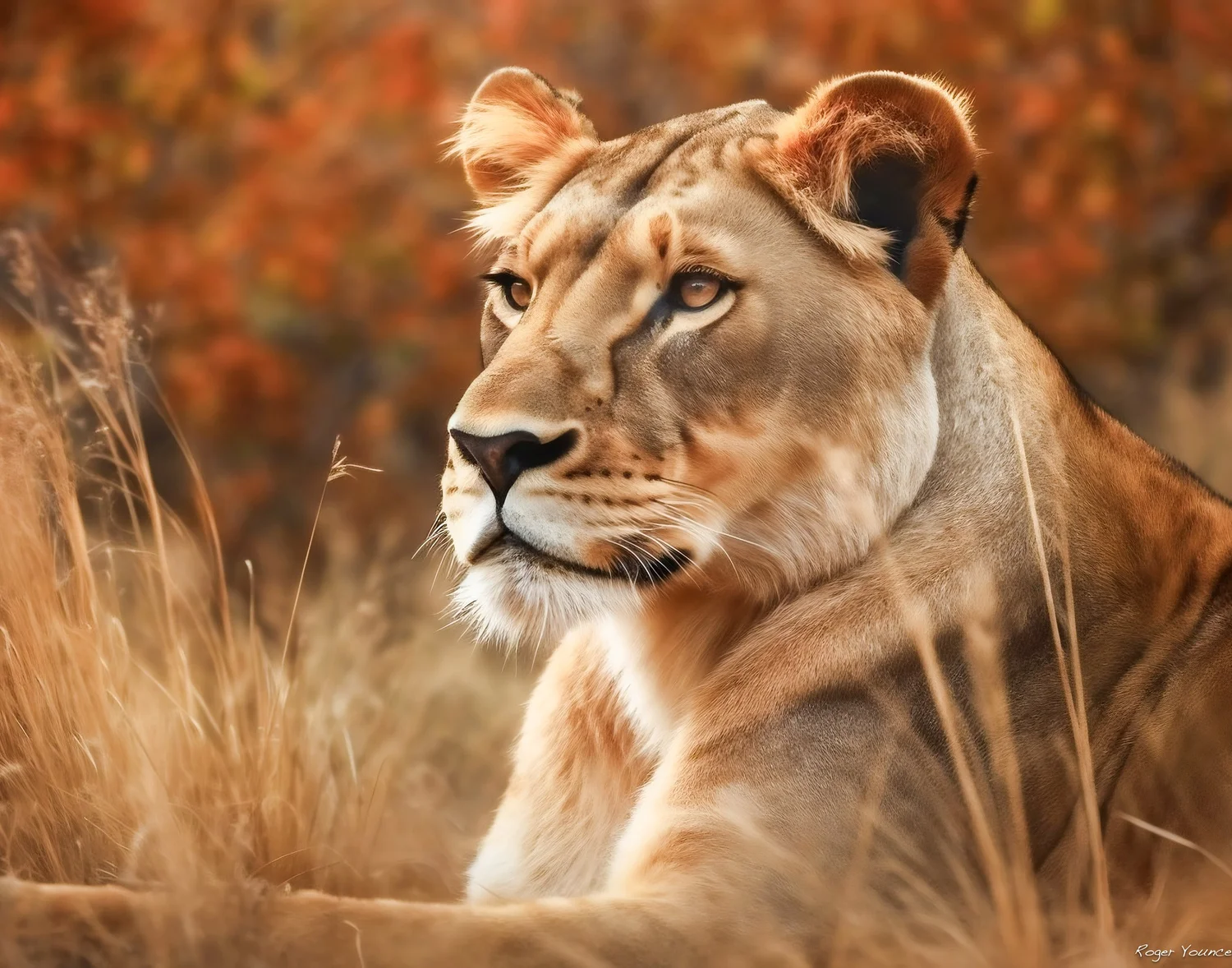 Lioness Face Hd
