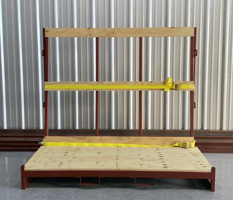 4 ' L Frame Window Transport Rack — Sparkster Welding Fabrication & Design