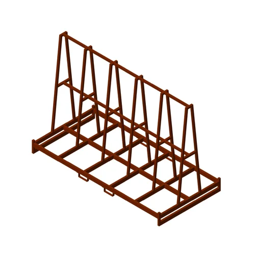 7' A Frame Window Transport Rack with Fork Guides — Sparkster Welding ...