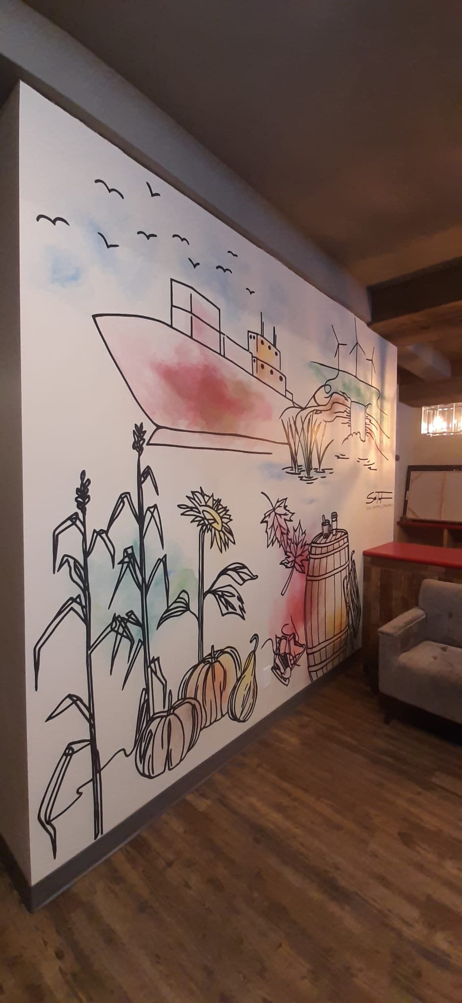 PFAFF Tuning Mural — Sacha Taylor Murals