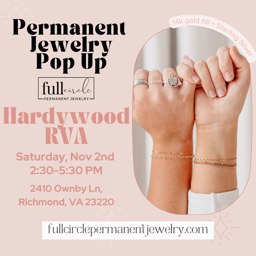Pop Ups!- Where to find us — Bonded Permanent Jewelry