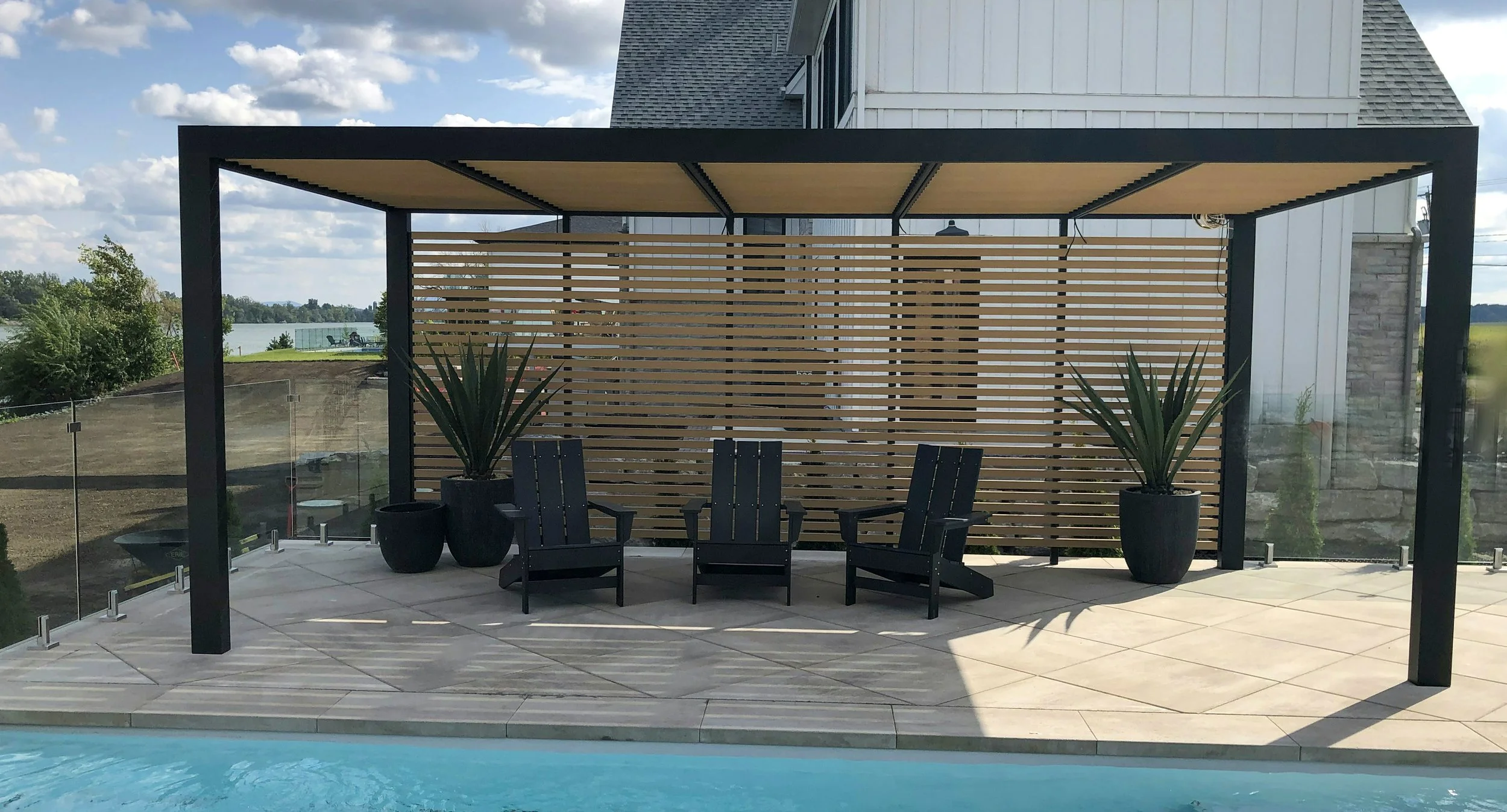 Pergolas with fixed louvered roof | OMBRA Outdoor