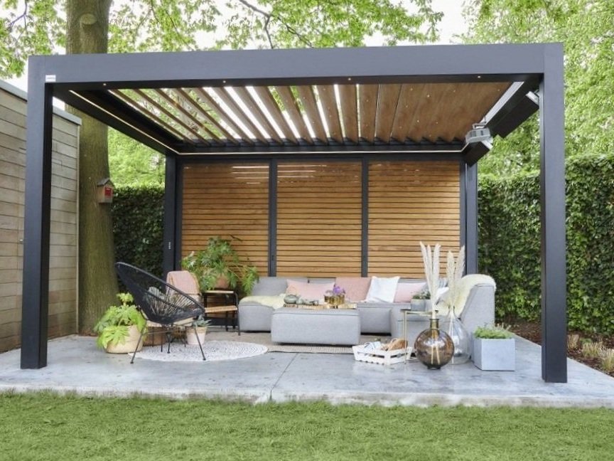 OMBRA - Outdoor structures, pergolas and side elements
