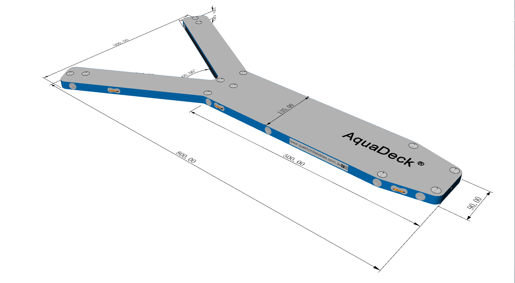AquaDeck Y-Deck | Inflatable Floating Dock for Boats & Jet Skis ...