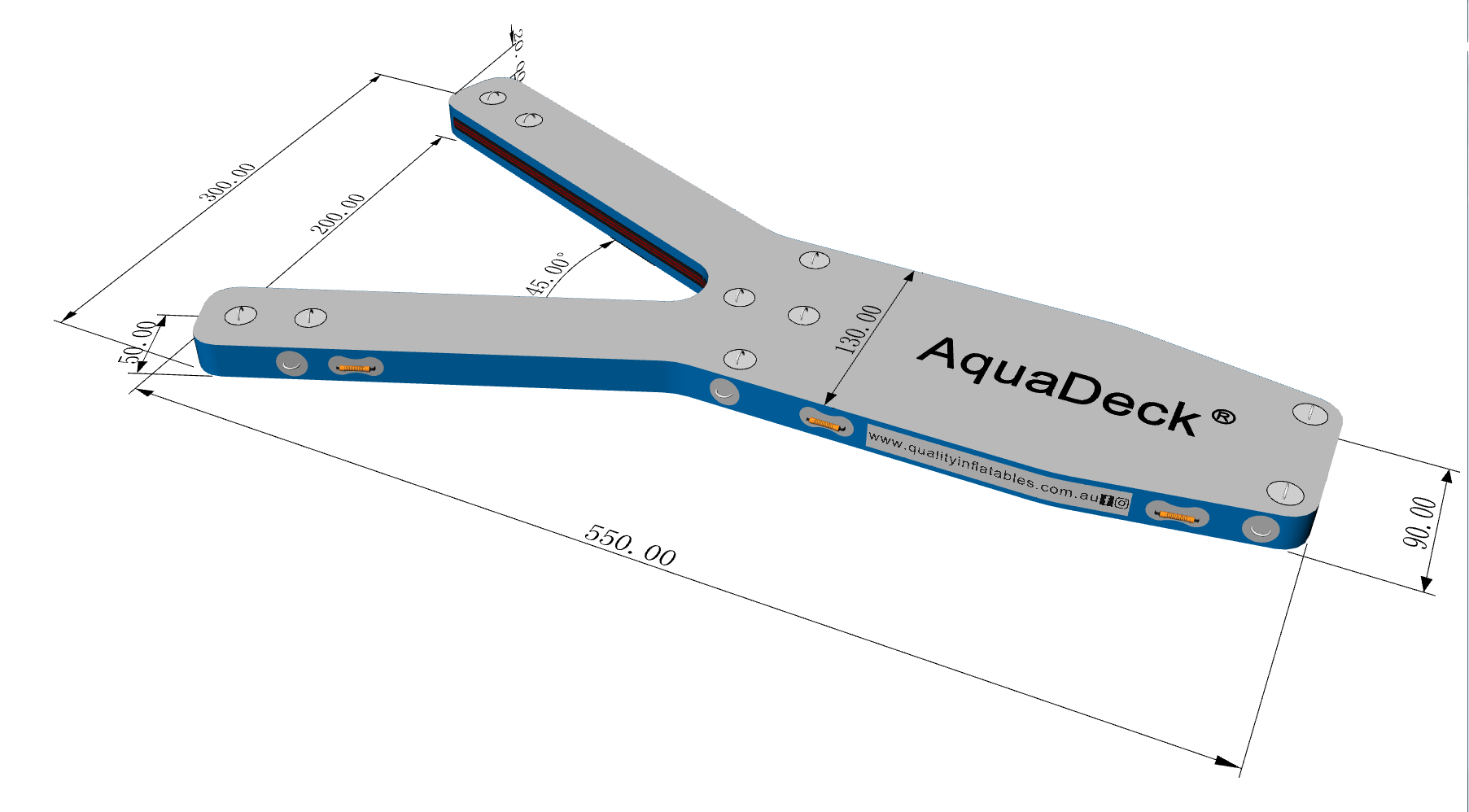 AquaDeck Y-Deck | Inflatable Floating Dock for Boats & Jet Skis ...
