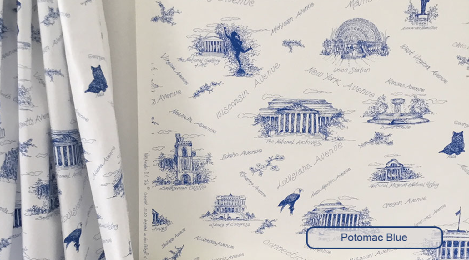 Cape Cod Toile Wallpaper — Joan Peters of Osterville