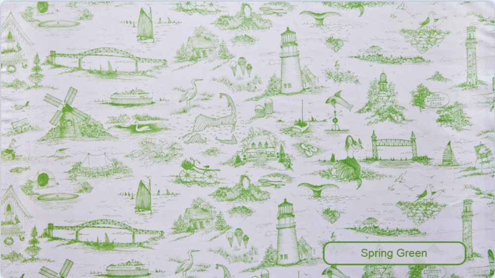 Nantucket Toile Wallpaper — Joan Peters of Osterville