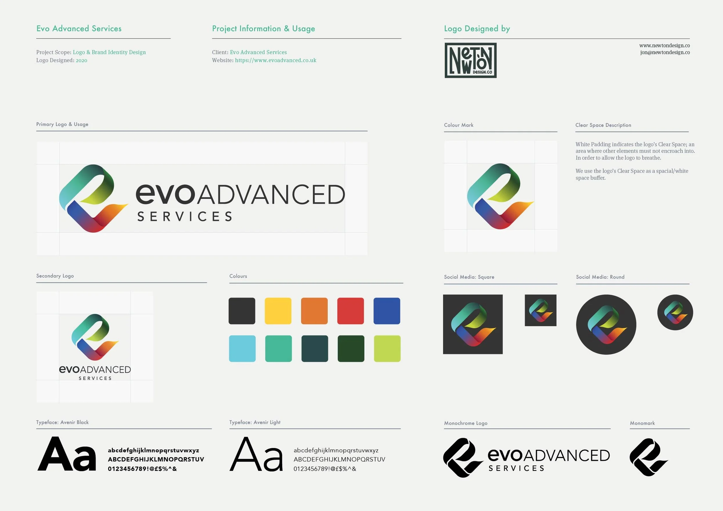 Newton Design.co — Evo Advanced Branding
