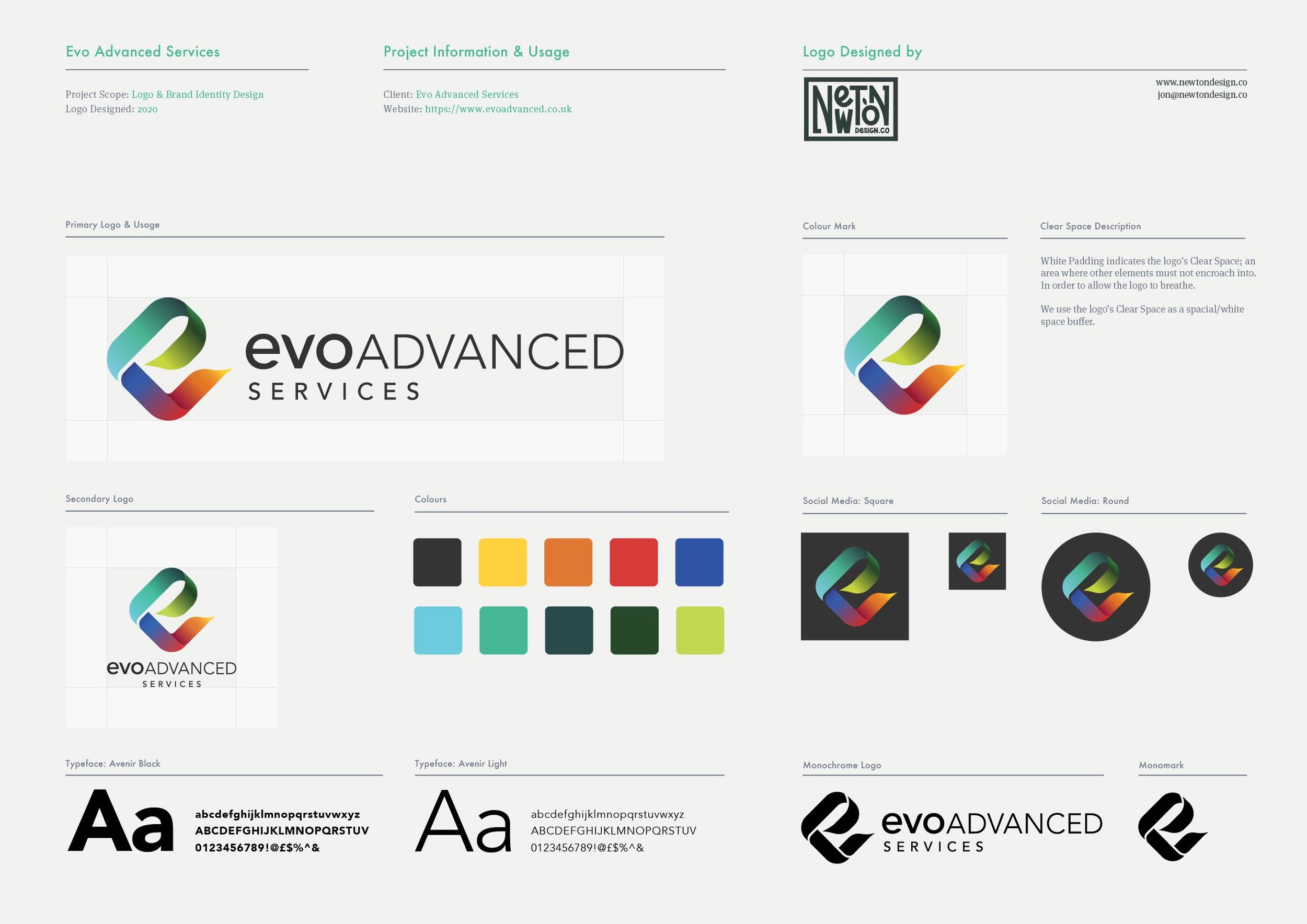 Newton Design.co — Evo Advanced Branding