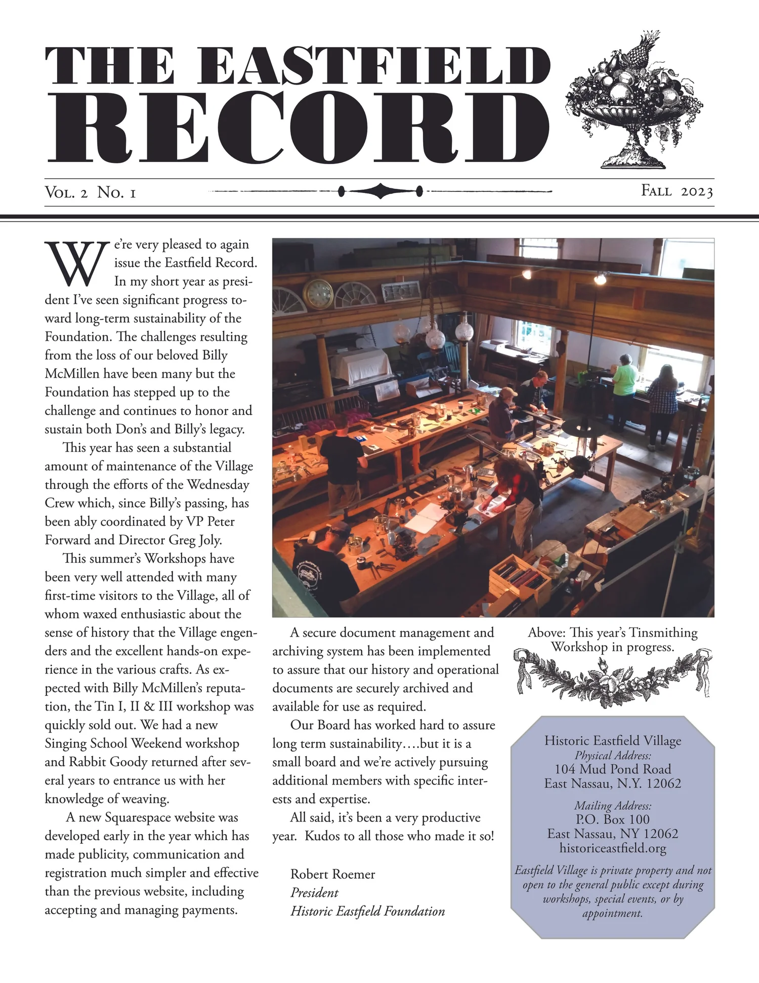The Record — Historic Eastfield