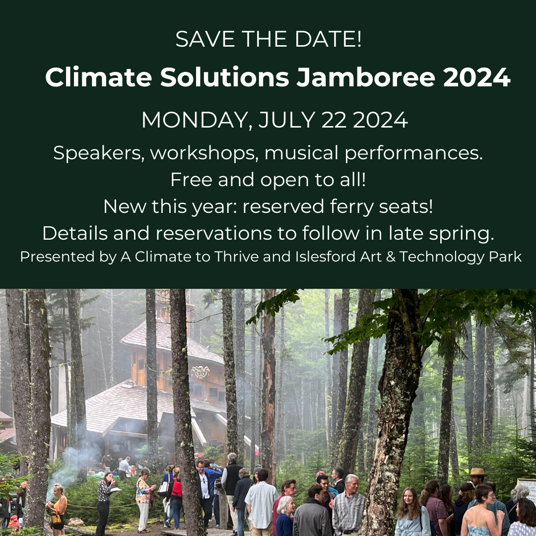 Upcoming Events Calendar — A Climate To Thrive