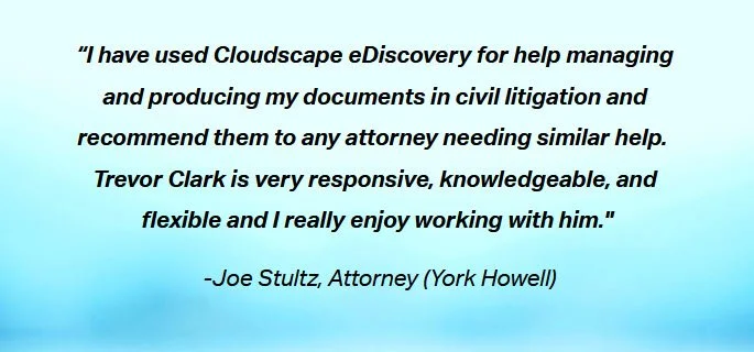 Cloudscape eDiscovery