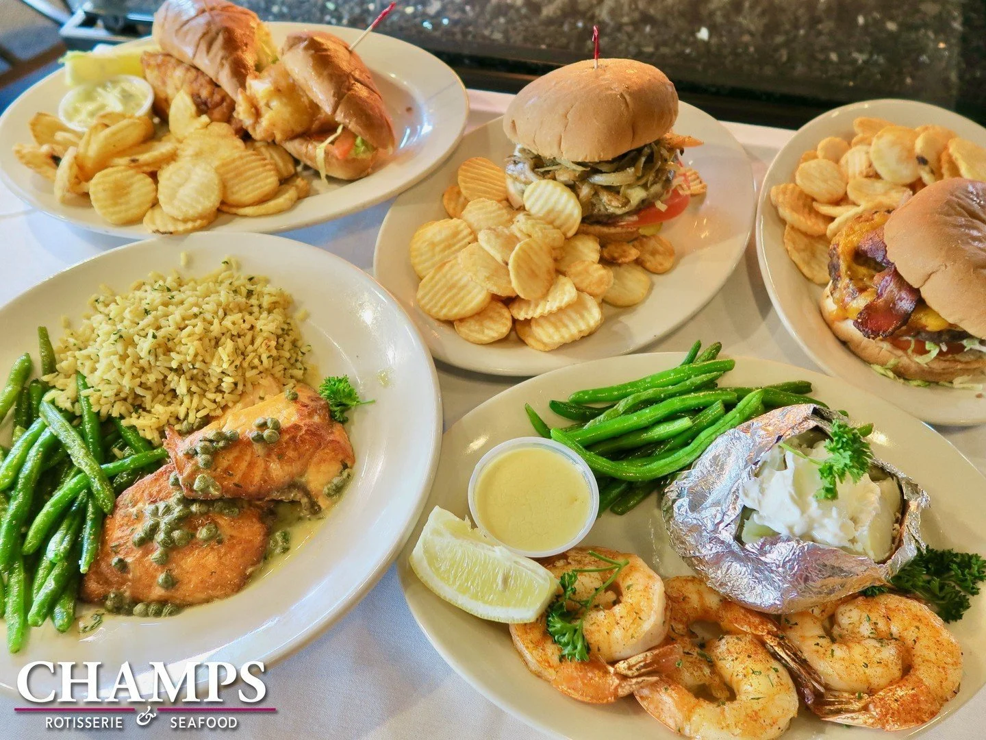 Champs Rotisserie and Seafood