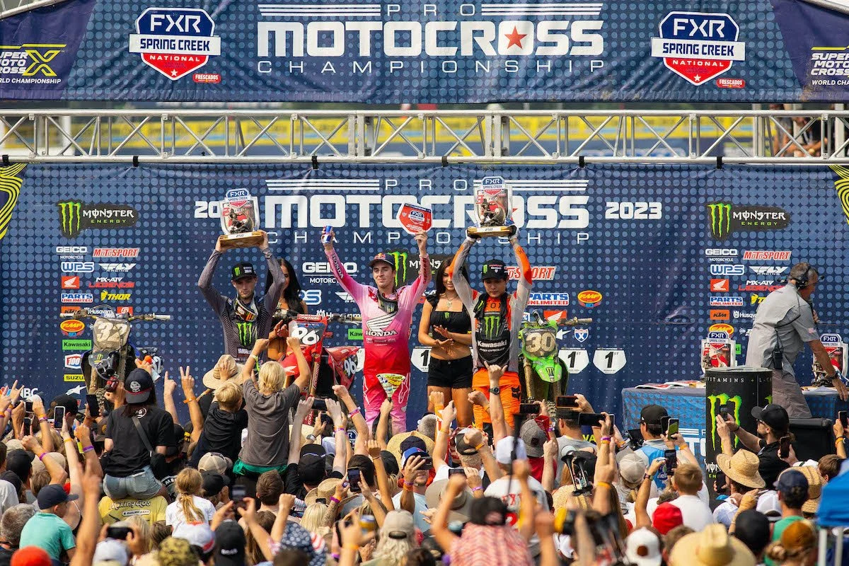 Spring Creek Motocross Park in Millville, MN Round 7 of the Pro ...