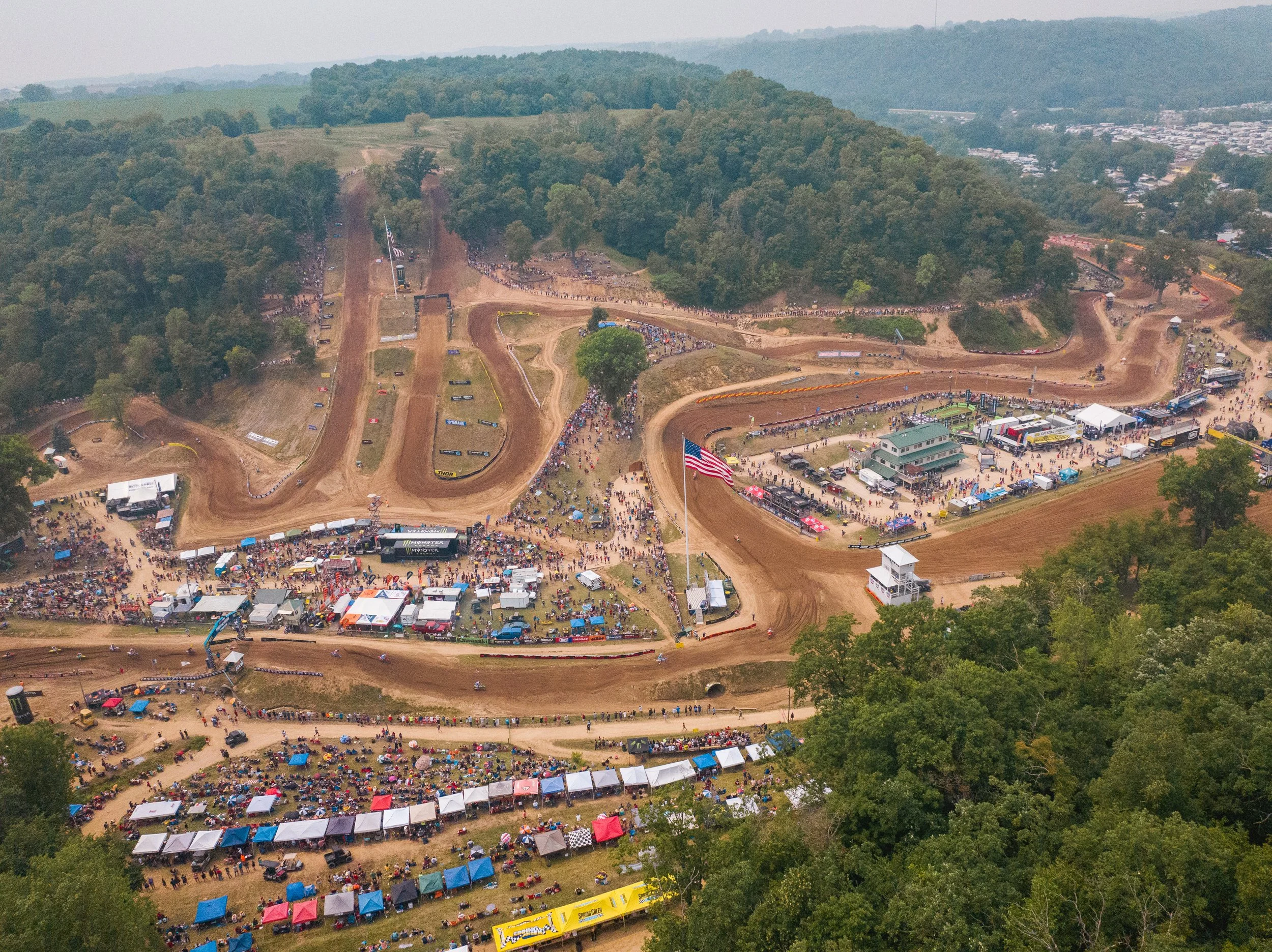 Spring Creek Motocross Park in Millville, MN Round 7 of the Pro ...