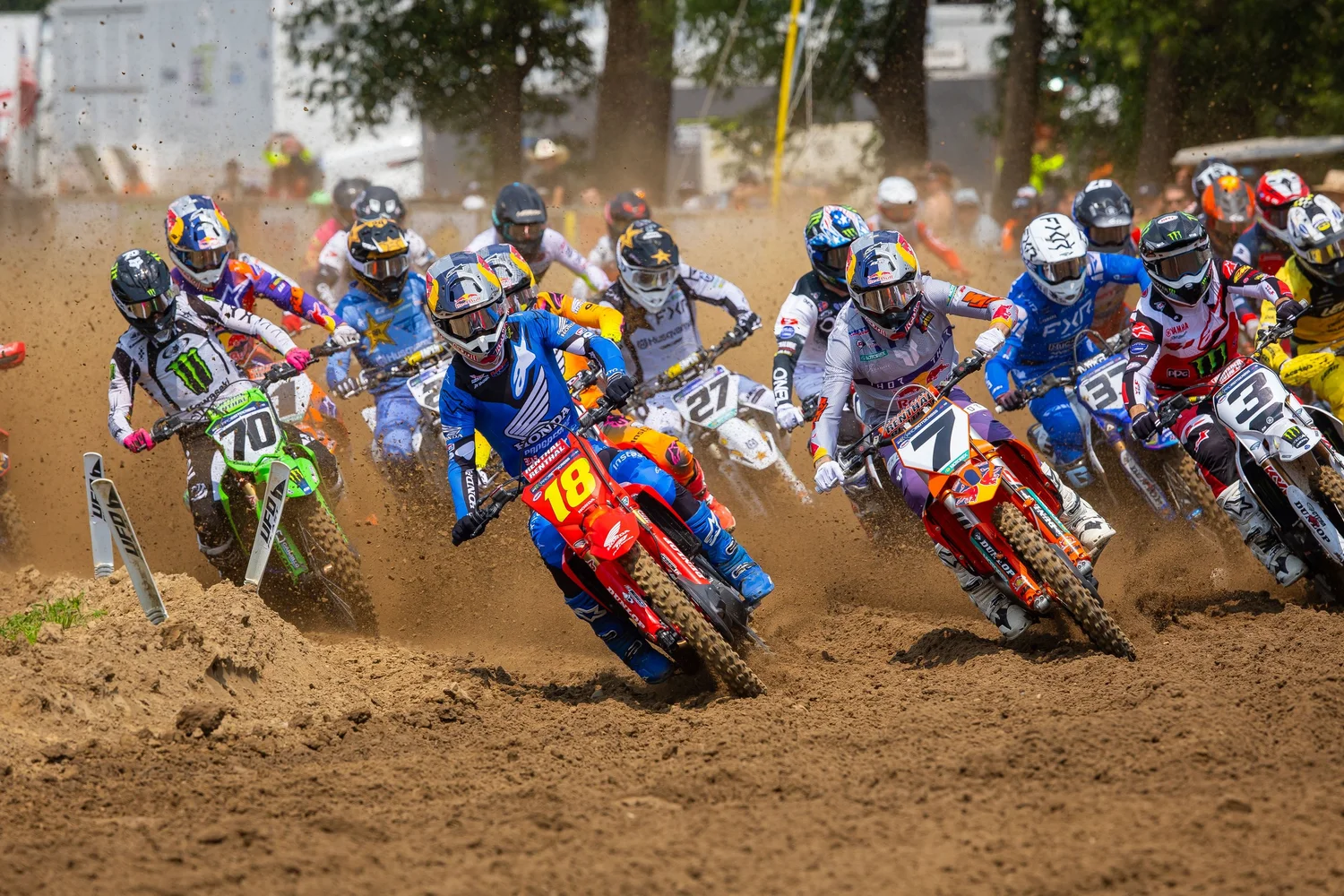 Spring Creek Motocross Park in Millville, MN Round 7 of the Pro ...