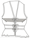 Knitting Horizontal Short Row bust darts — starcrossed knits