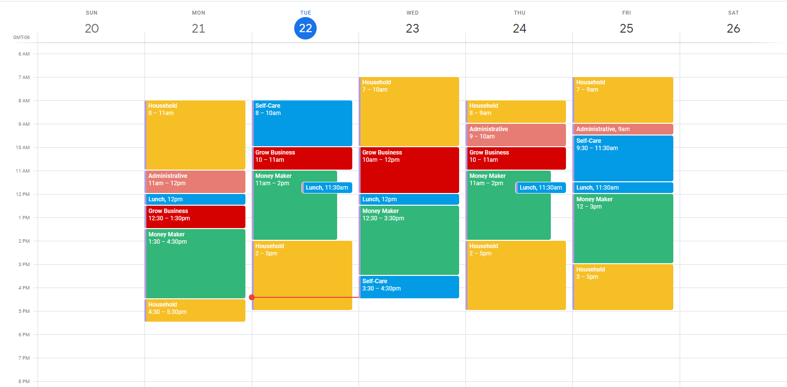 Time Blocking — Rabel Virtual Services