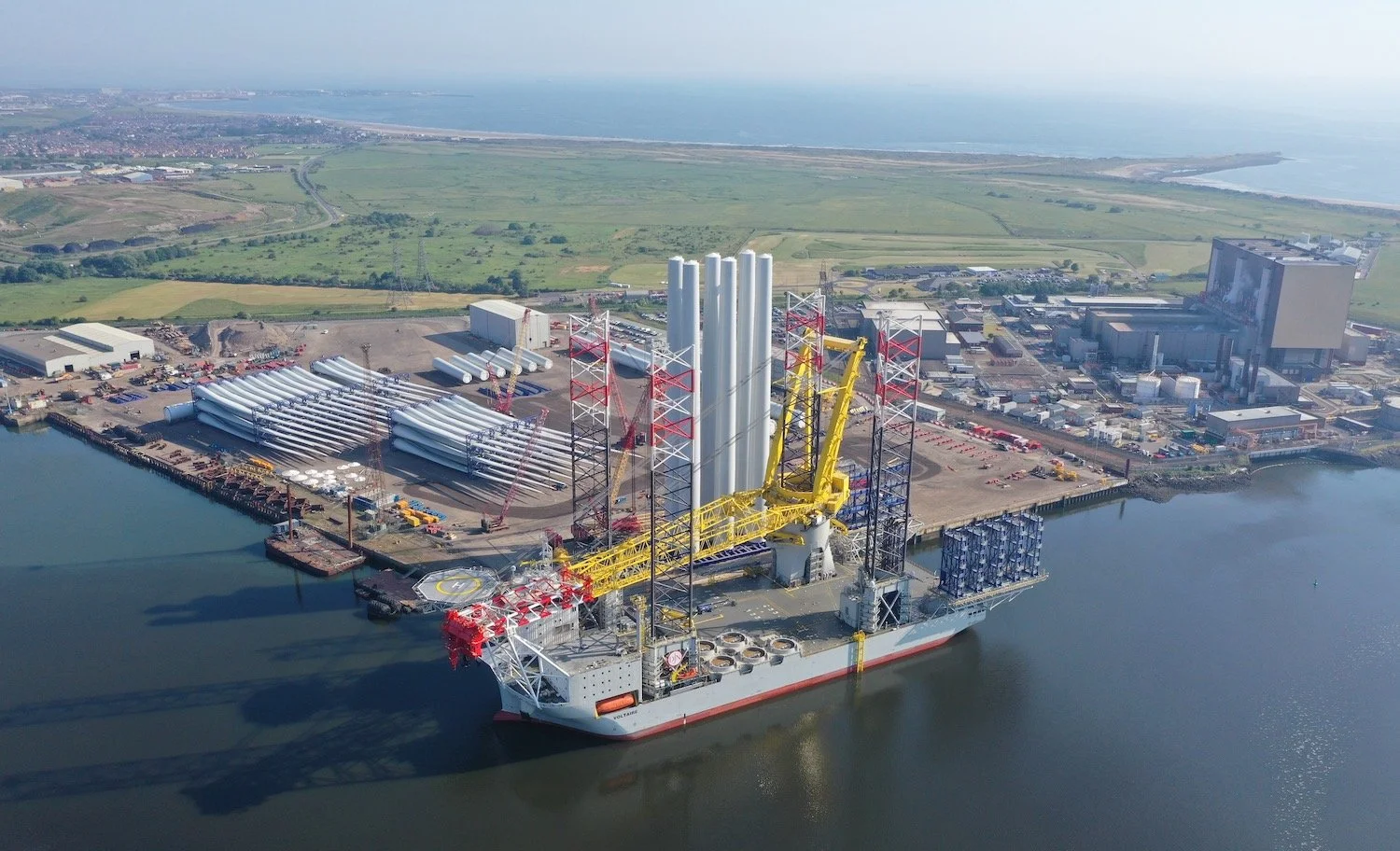 ASP - The Installation Yard for Dogger Bank A,B,C Wind Farm (Worlds ...