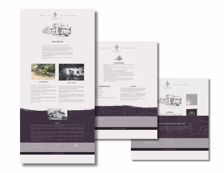 High-End Website Design for a Quintessential English Country Pub ...