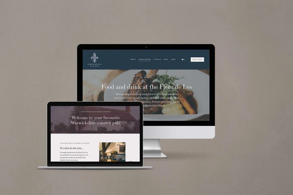 High-End Website Design for a Quintessential English Country Pub ...