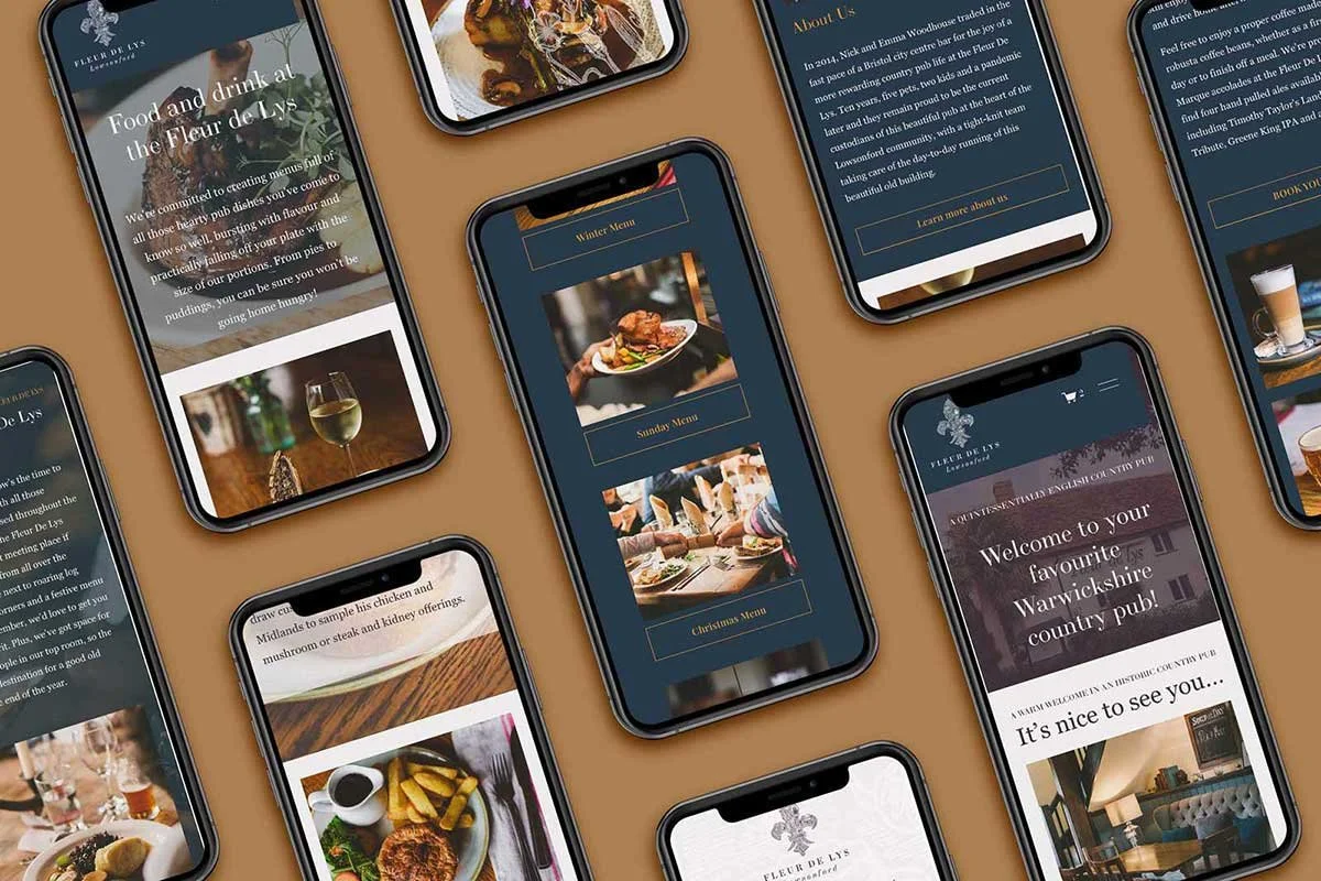 High-End Website Design for a Quintessential English Country Pub ...