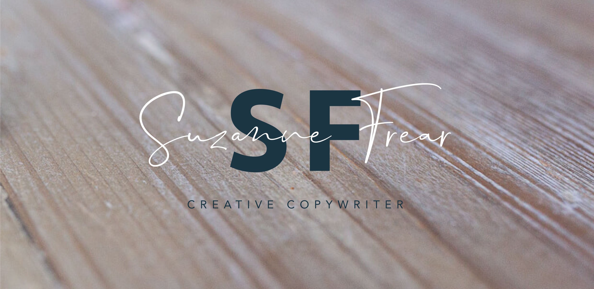 Suzanne Frear - Branding & Website design for a creative copywriter ...