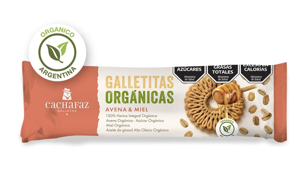 Galletas Orgánicas Avena y miel — Cachafaz