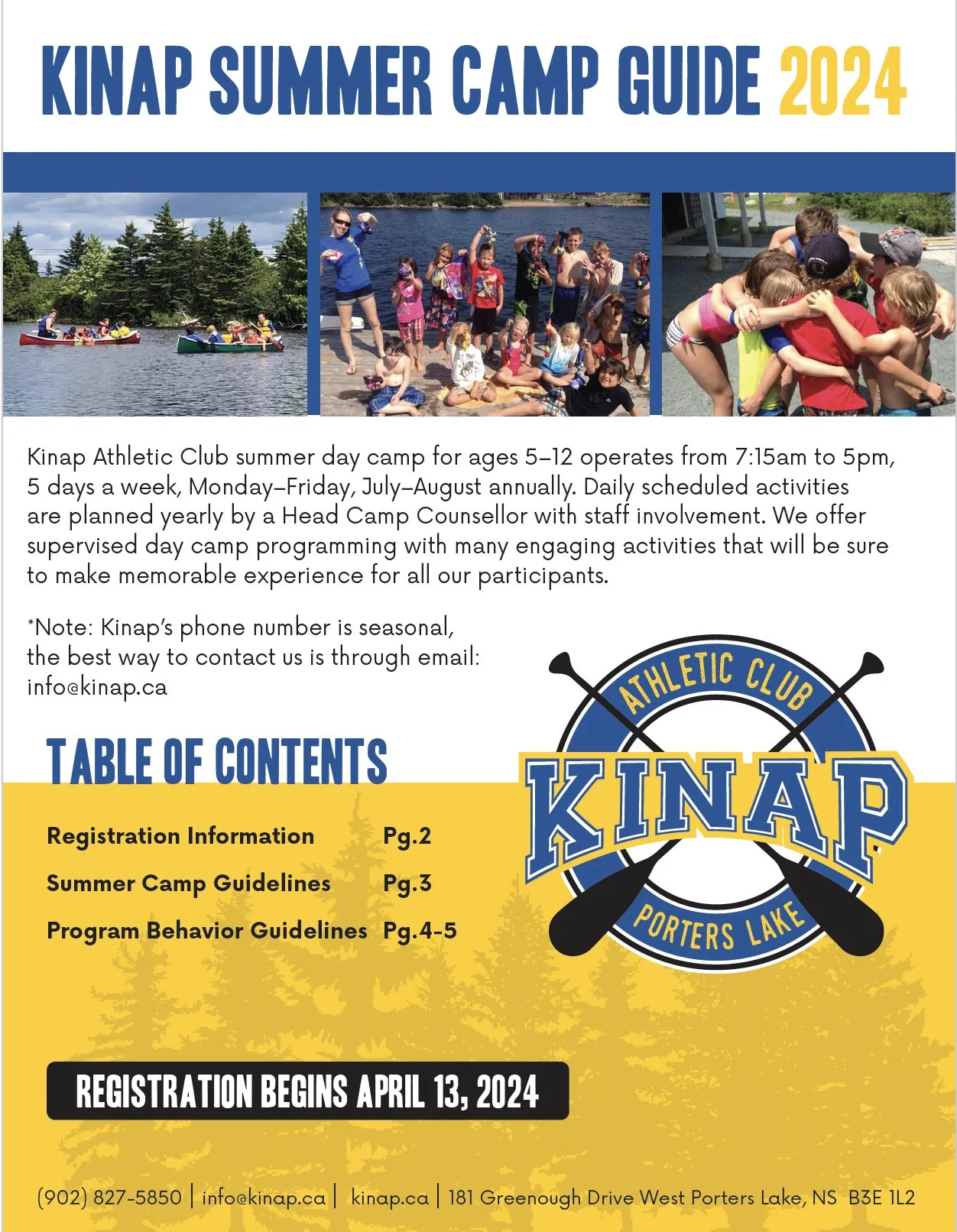 Summer Camp — Kinap Athletic Club