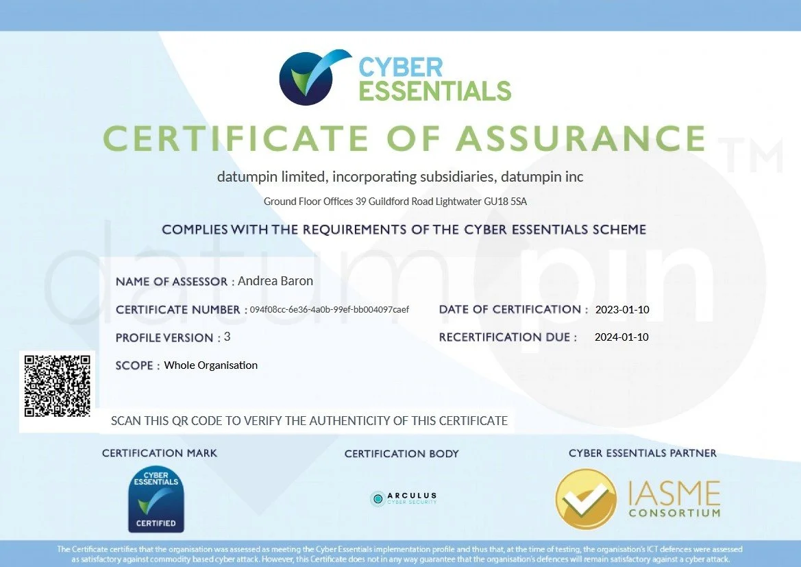 Cyber Security Seal - datumpin
