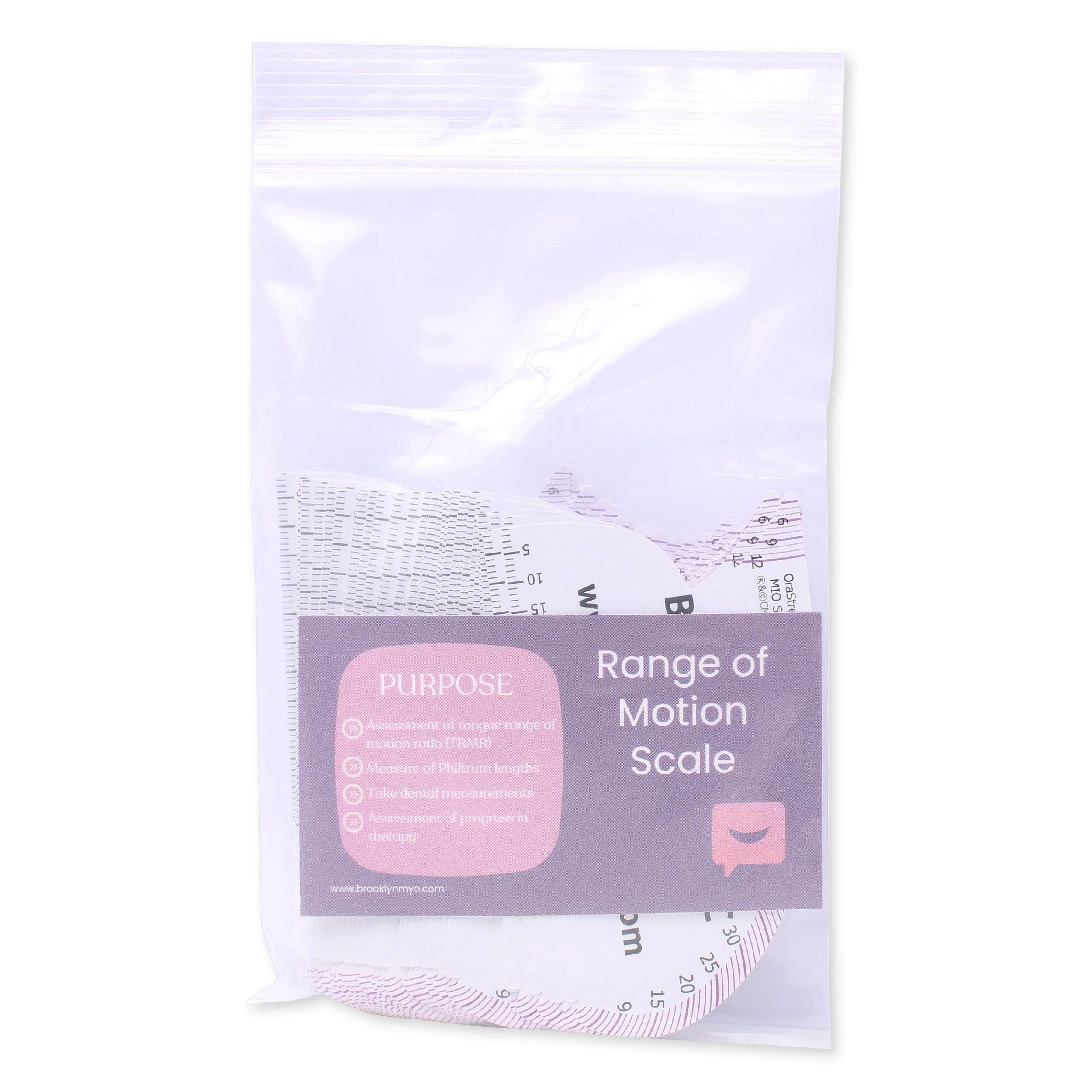 Range of Motion Scales (Pack of 100) — Brooklyn Myo