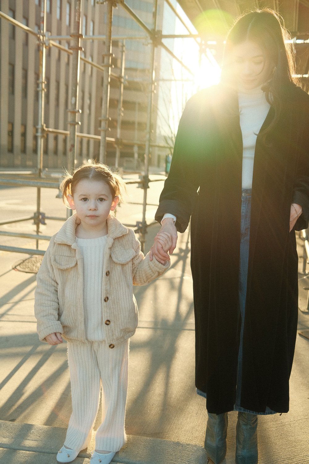 Mother Daughter Photoshoot during Sunset Downtown Indianapolis ...