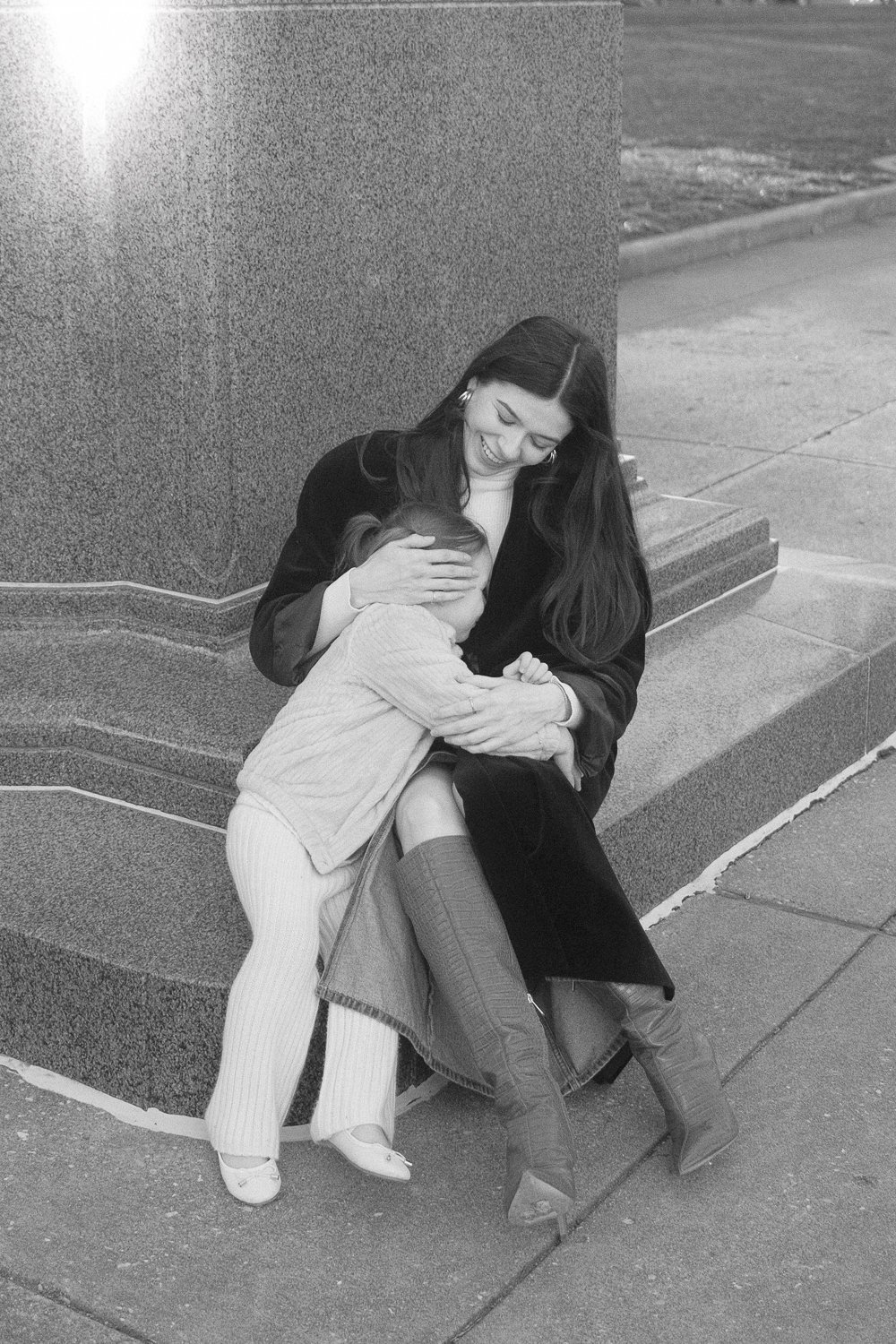 Mother Daughter Photoshoot during Sunset Downtown Indianapolis ...