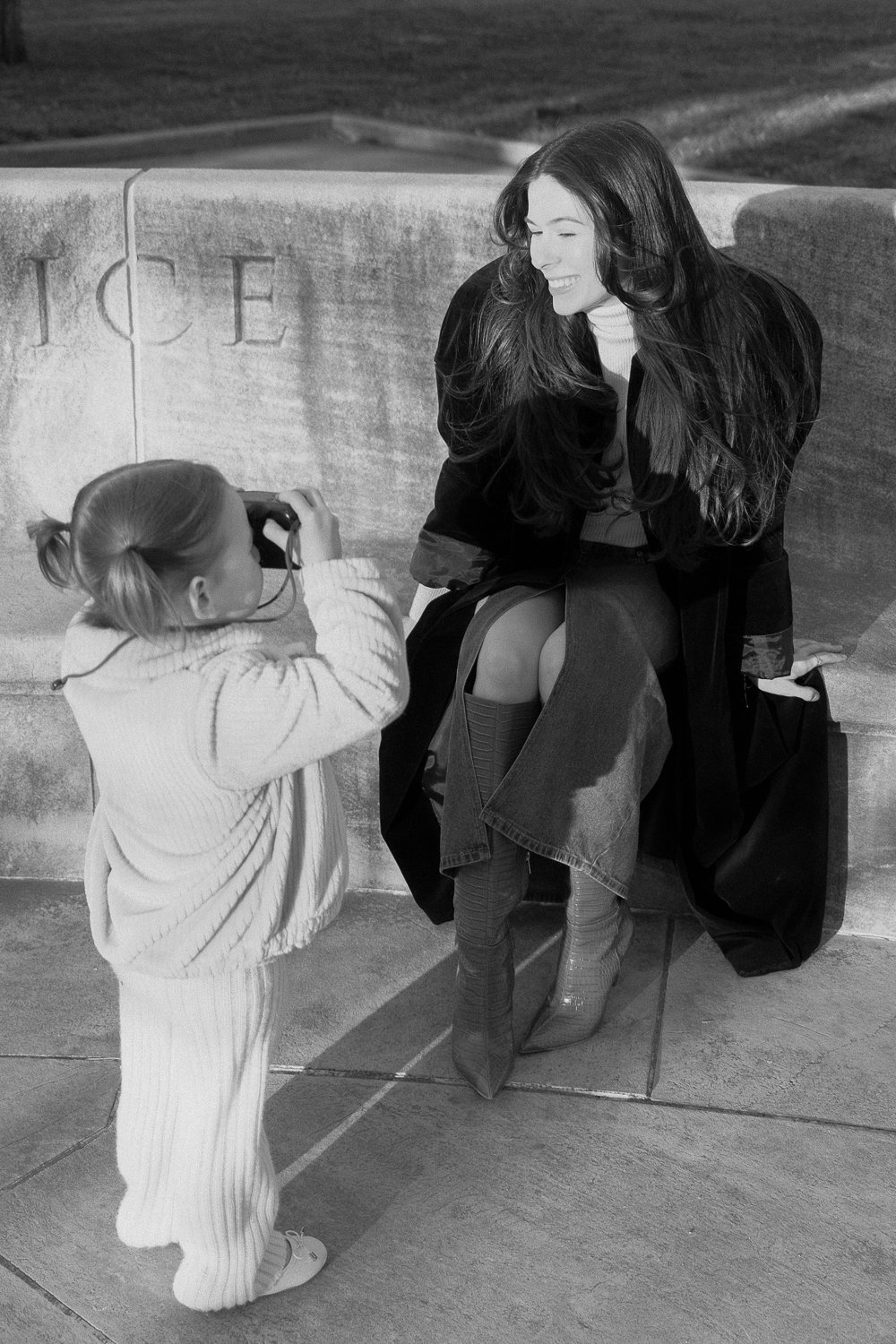 Mother Daughter Photoshoot during Sunset Downtown Indianapolis ...