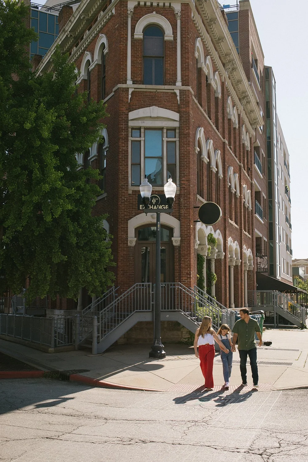 Family Photoshoot on Mass Ave Downtown Indianapolis — Heartstring Heirlooms