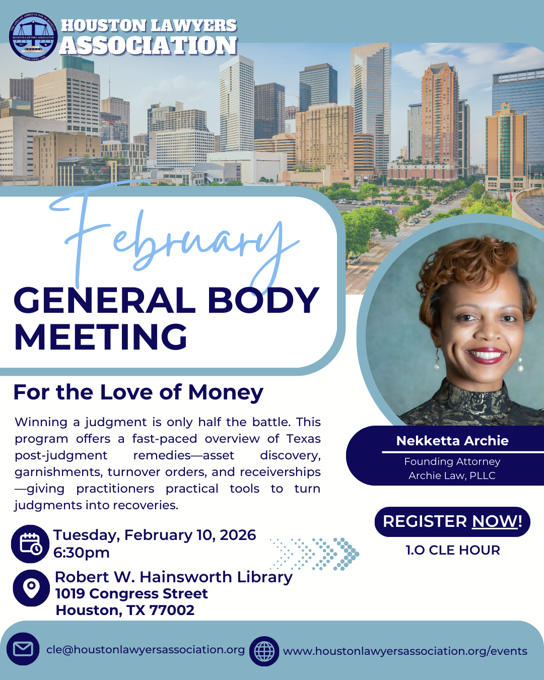 February General Body Meeting