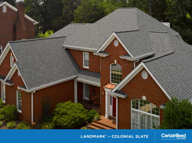 Pick out your shingle color! Colonial Slate — Lab Exteriors