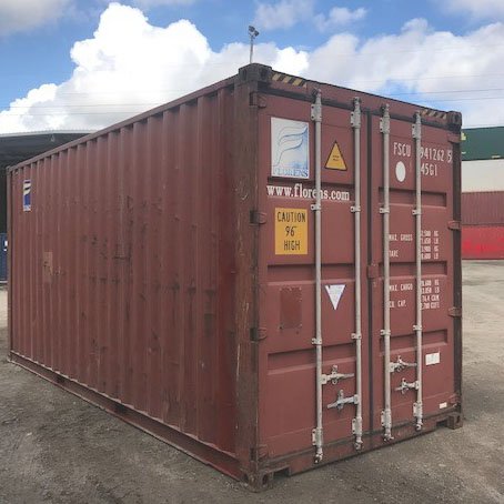 40 High Cube Pallet Wide ExHire Shipping Container — Containers First
