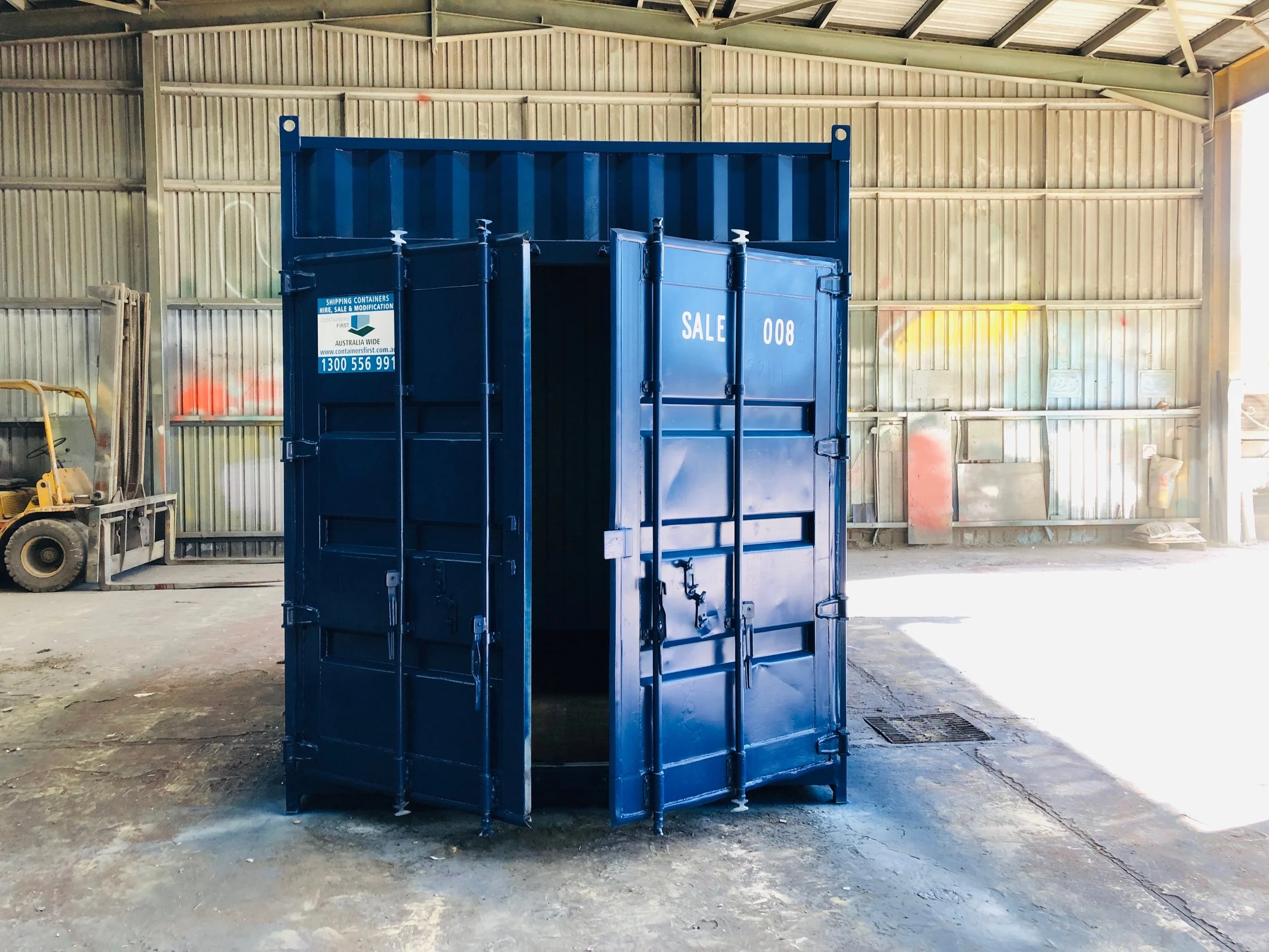 20ft Container With Roller Door and Escape Hatch — Containers First