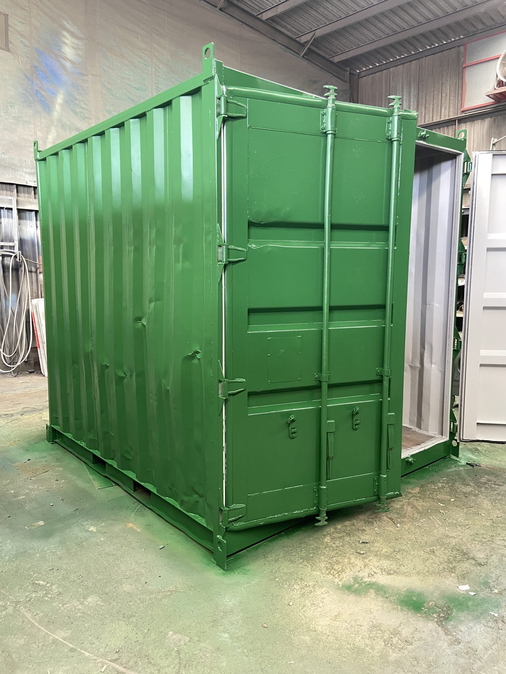 20ft GP Repainted Standard Used Container (Green) — Containers First