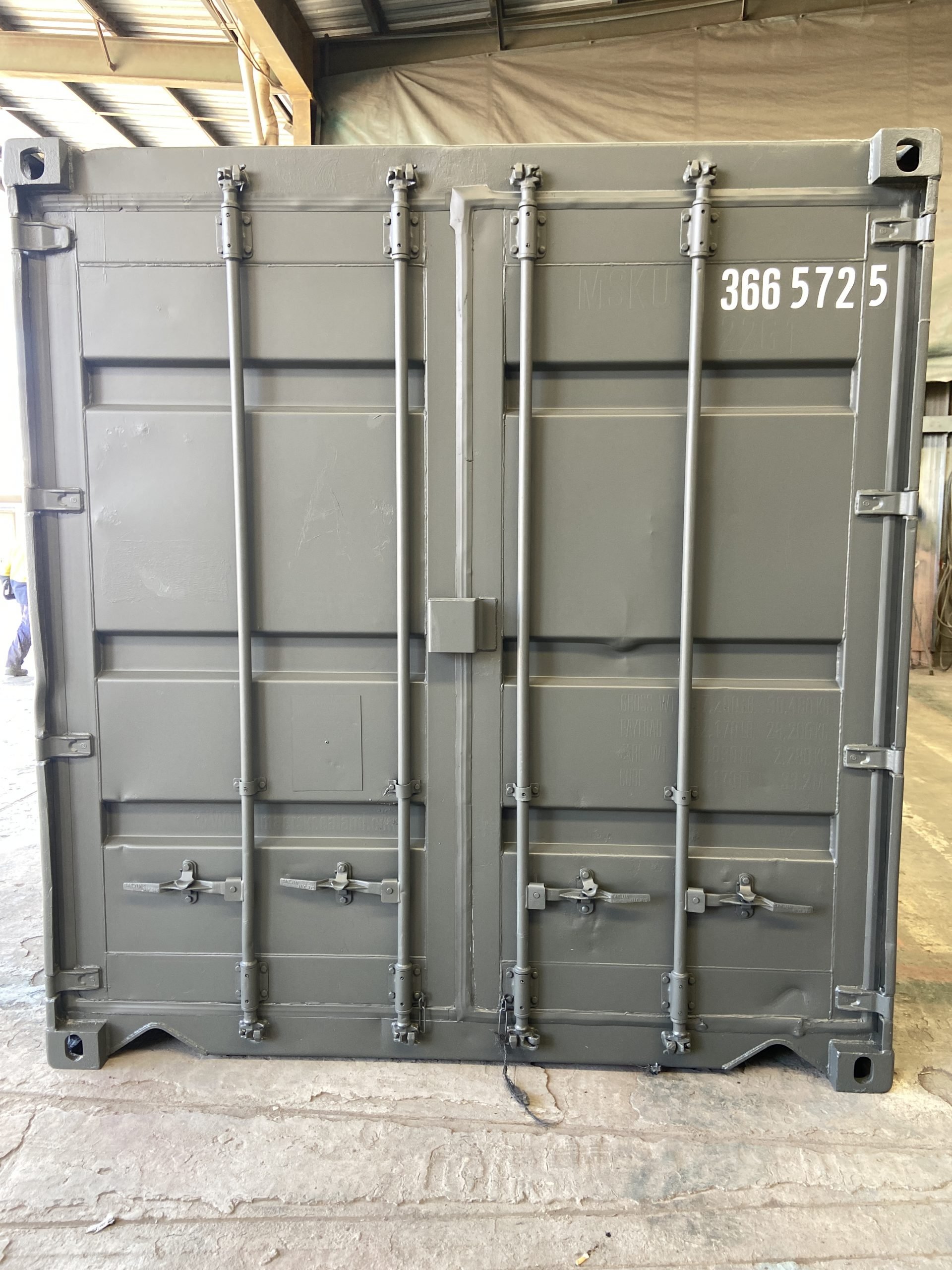 20ft GP Repainted Standard Used Container (Pale Eucalypt) — Containers ...