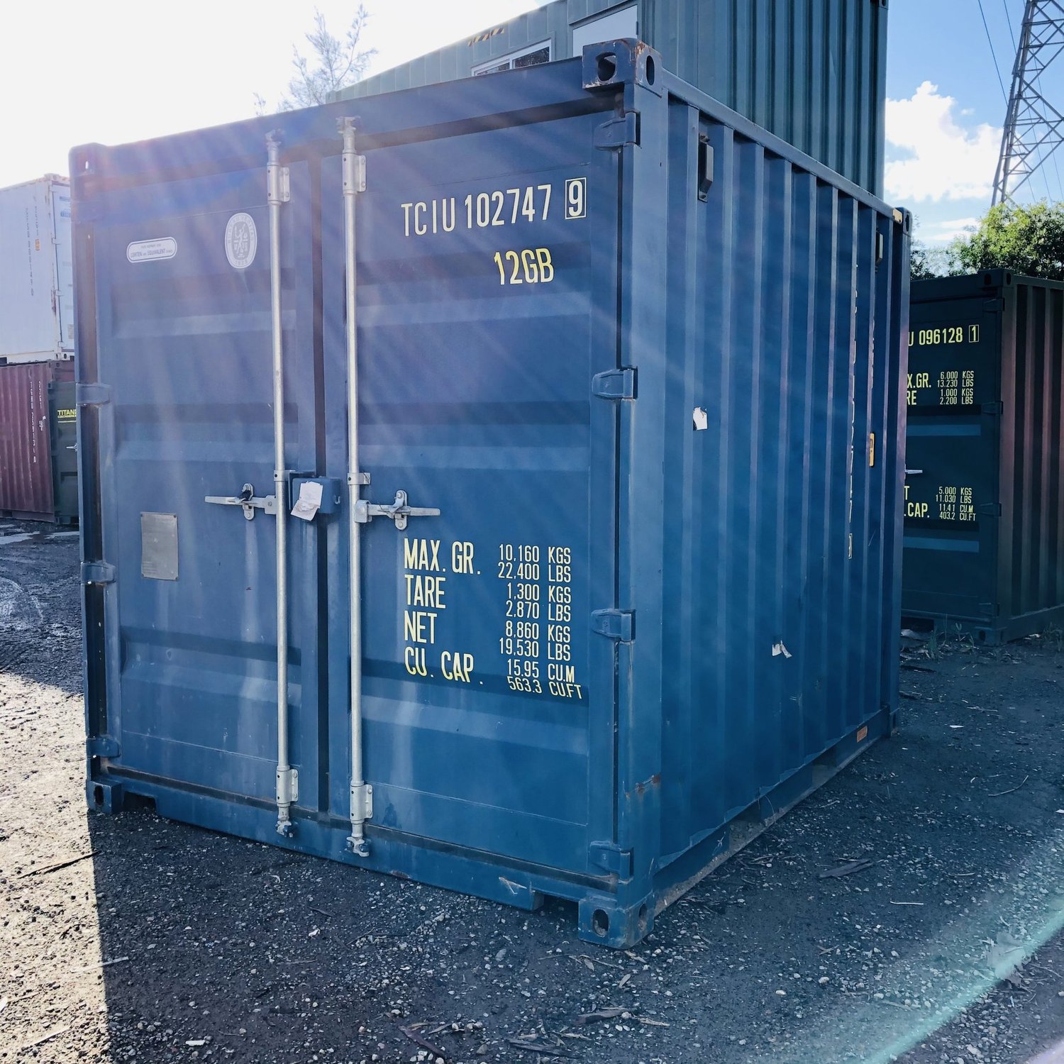 10ft GP Shipping Container with Roller Door — Containers First
