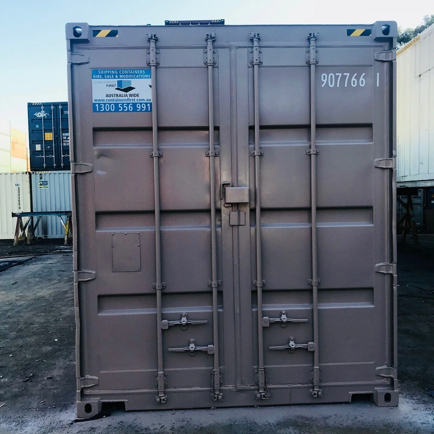 20FT GP Repainted Standard Used Container with Lock Box — Containers First