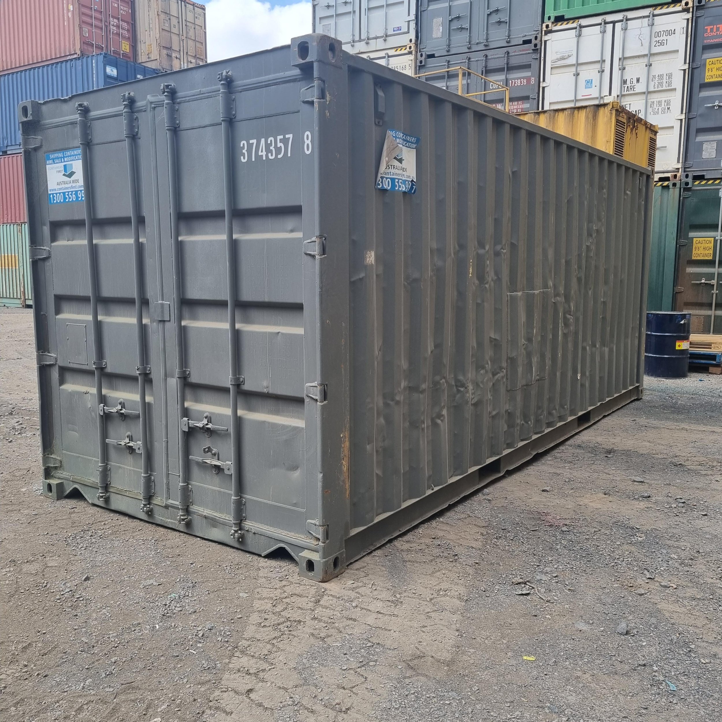 12ft HC Shipping Container with Roller Door — Containers First
