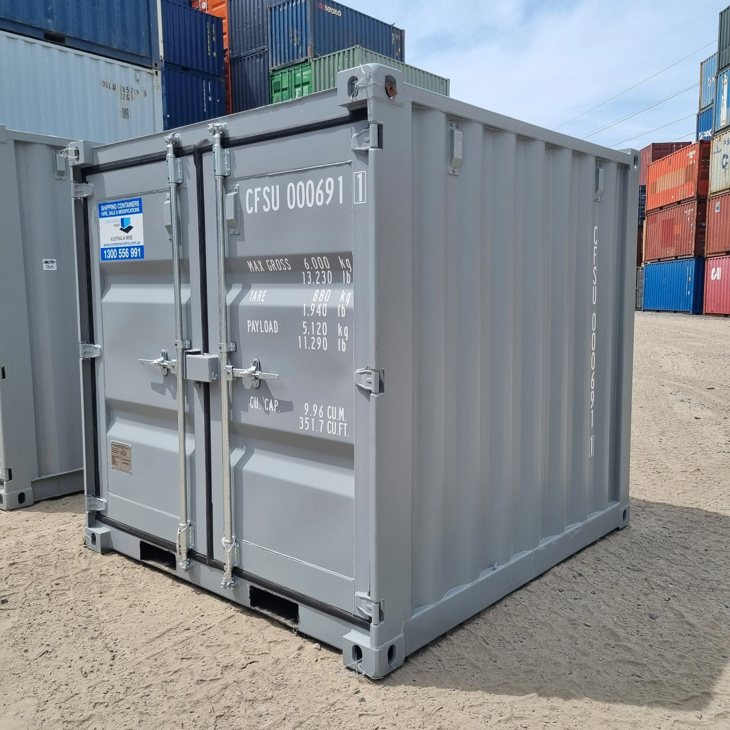 10FT GP SINGLE TRIP (NEW) SHIPPING CONTAINERS — Containers First